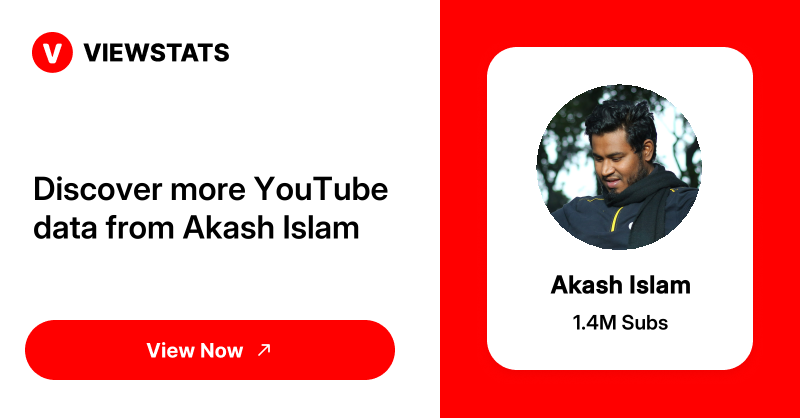 Akash Islam - Viewstats
