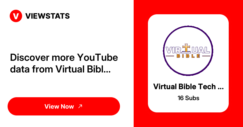 Virtual Bible Tech Team - Viewstats