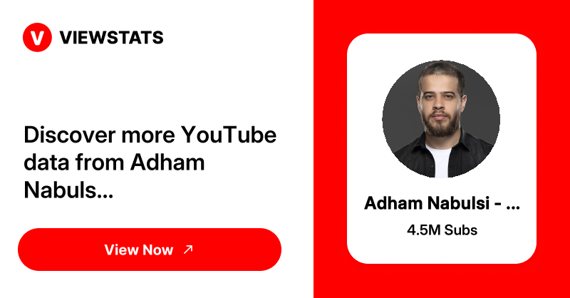 Adham Nabulsi - أدهم نابلسي - Viewstats