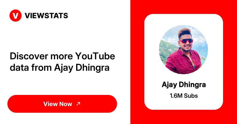 Ajay Dhingra - Viewstats
