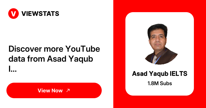 Asad Yaqub IELTS - Viewstats