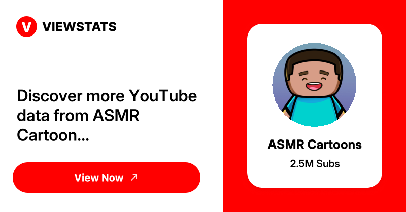 ASMR Cartoons - Viewstats