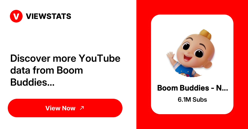 Boom Buddies - Nursery Rhymes & Kids Songs - Viewstats