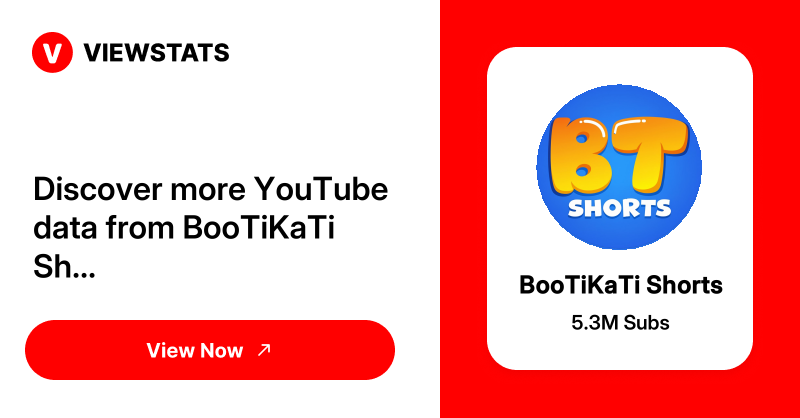 BooTiKaTi Shorts - Viewstats