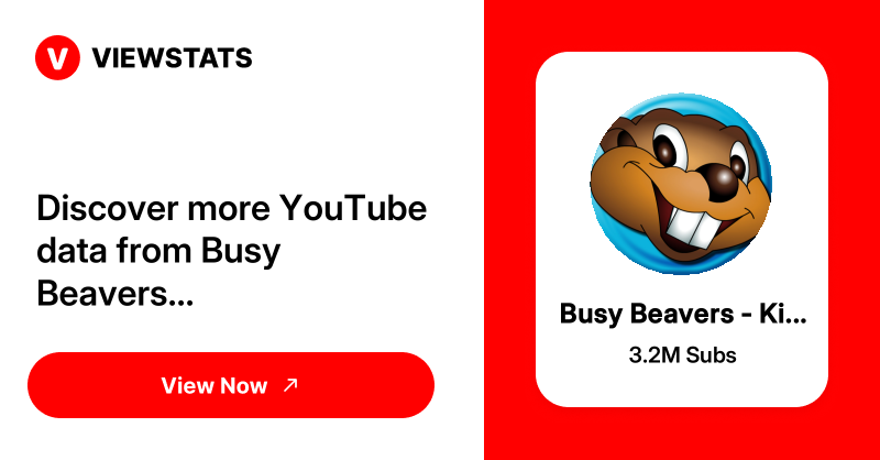 Busy Beavers - Kids Learn ABCs 123s & More - Viewstats