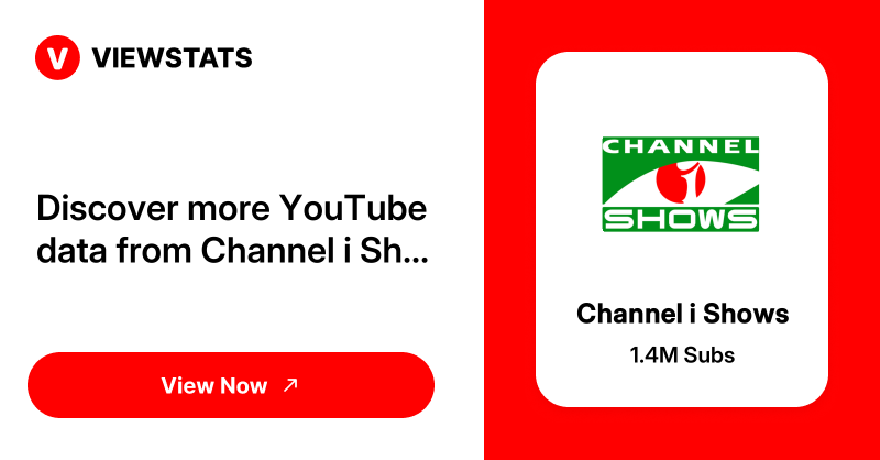 Channel i Shows - Viewstats