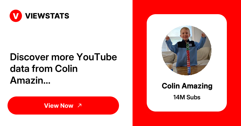 Colin Amazing - Viewstats