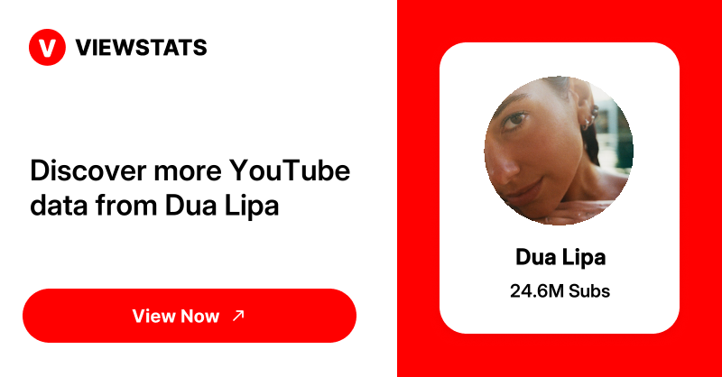 Dua Lipa - Viewstats