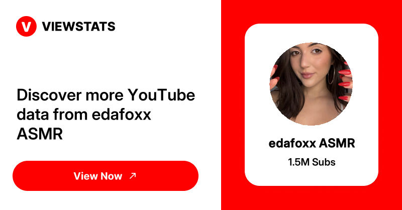 edafoxx ASMR - Viewstats