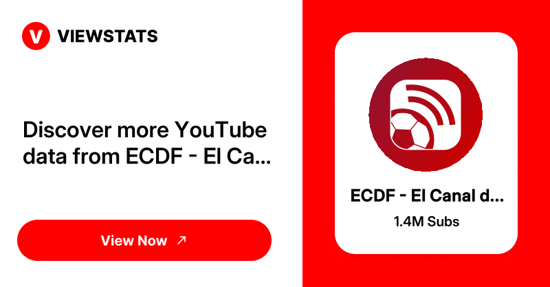 ECDF - El Canal del Fútbol - Viewstats