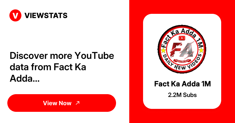 Fact Ka Adda 1M - Viewstats