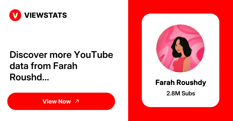 Farah Roushdy - Viewstats