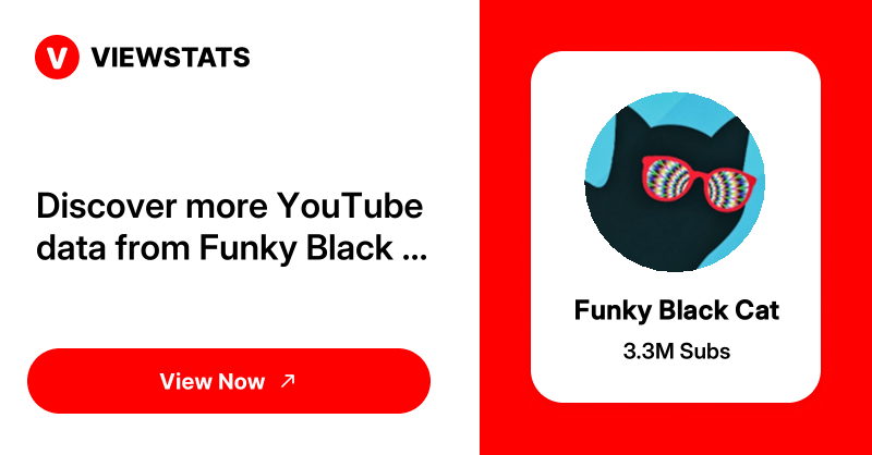 Funky Black Cat - Viewstats