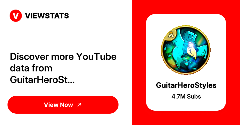 GuitarHeroStyles - Viewstats