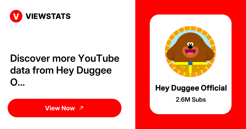 Hey Duggee Official - Viewstats