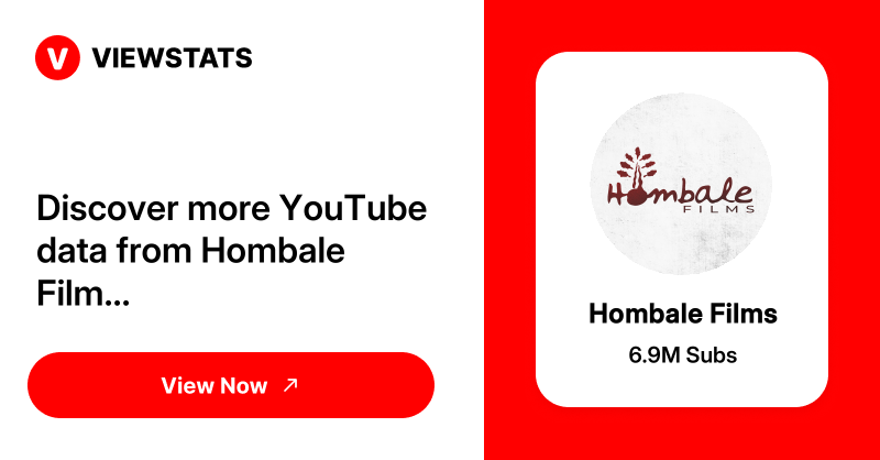 Hombale Films - Viewstats