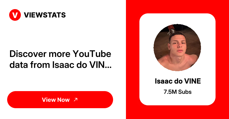 Isaac do VINE - Viewstats