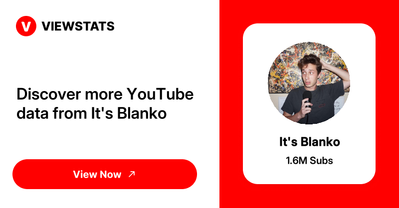 It's Blanko - Viewstats