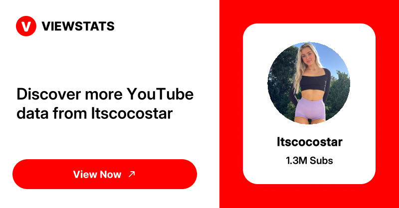 Itscocostar - Viewstats