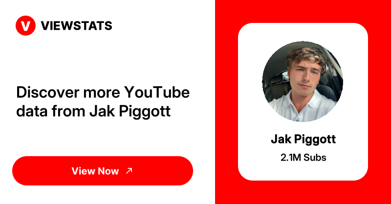 Jak Piggott - Viewstats