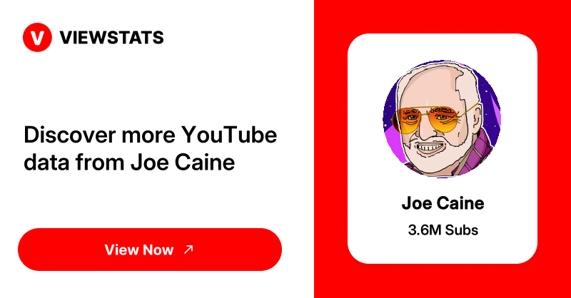 Joe Caine - Viewstats