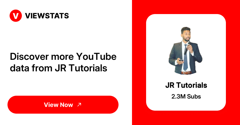 JR Tutorials - Viewstats