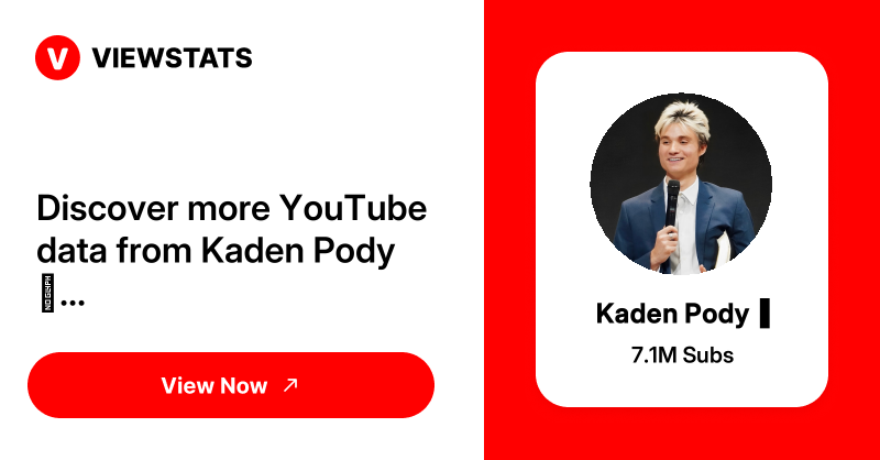 Kaden Pody 💎 - Viewstats