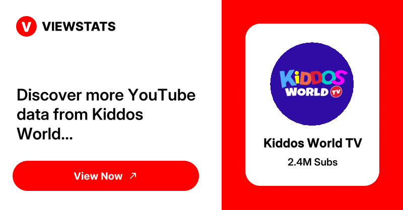 Kiddos World TV - Viewstats