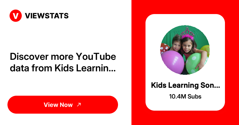 Kids Learning Songs - Viewstats
