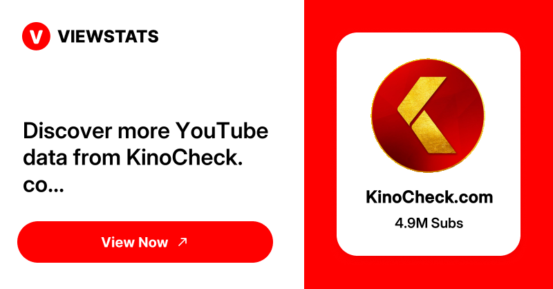 KinoCheck.com - Viewstats