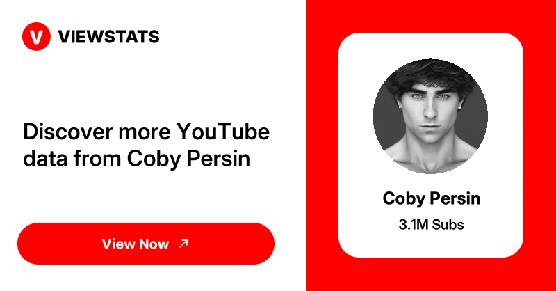 Coby Persin - Viewstats