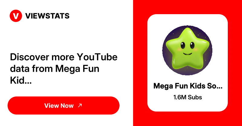 Mega Fun Kids Songs & Nursery Rhymes - Viewstats