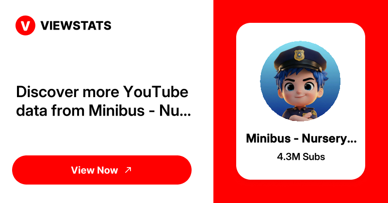 Minibus - Nursery Rhymes & Kids Songs - Viewstats