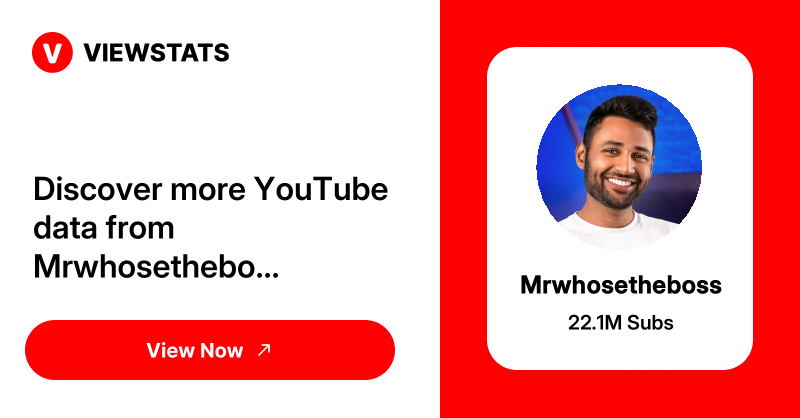Mrwhosetheboss - Viewstats