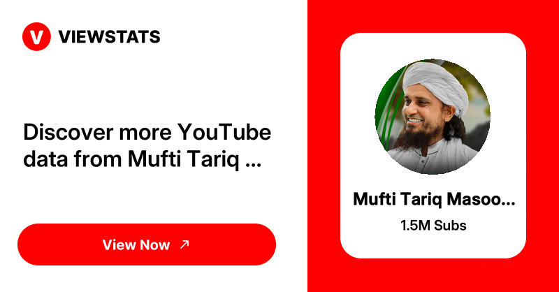 Mufti Tariq Masood Special - Viewstats