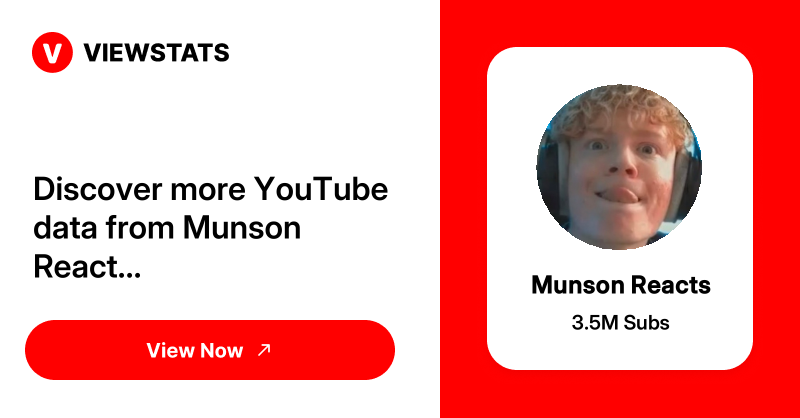 Munson Reacts - Viewstats