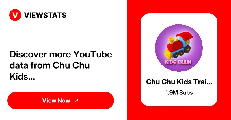 Chu Chu Kids Train TV - Viewstats
