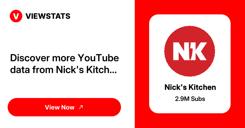 Nick's Kitchen - Viewstats