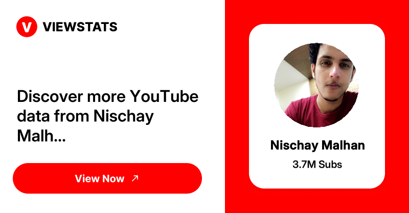 Nischay Malhan - Viewstats