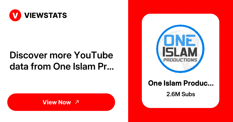 One Islam Productions - Viewstats