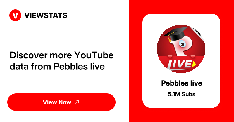 Pebbles live - Viewstats