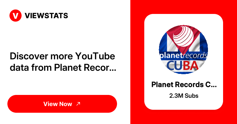 Planet Records Cuba / Miami - Viewstats