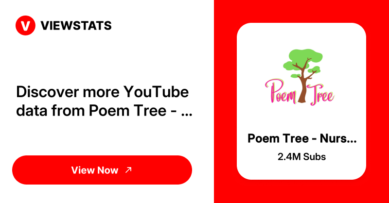 Poem Tree - Nursery rhymes for kids - Viewstats