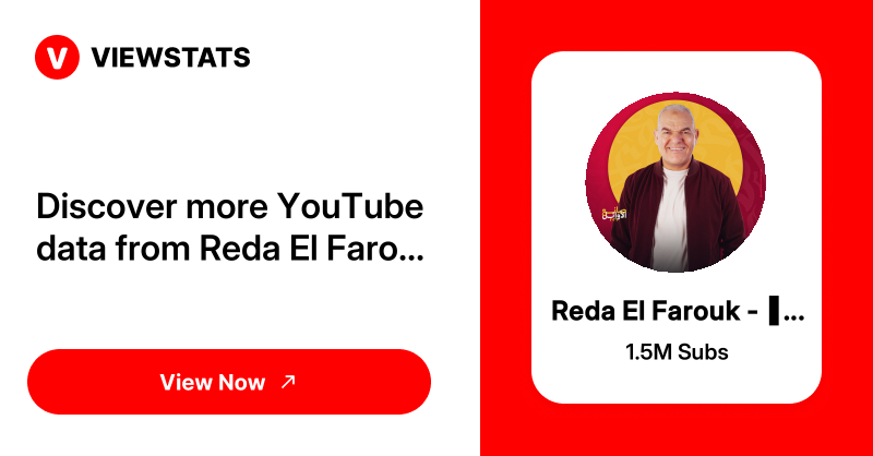 Reda El Farouk - رضا الفاروق - Viewstats