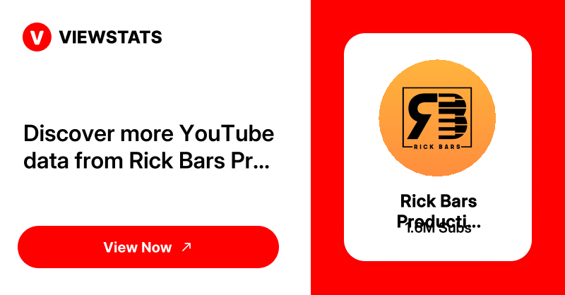 Rick Bars Productions - Viewstats