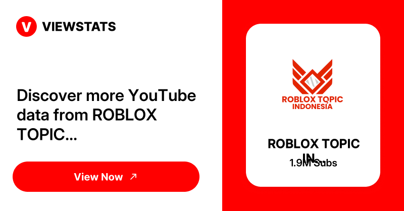 ROBLOX TOPIC INDONESIA - Viewstats