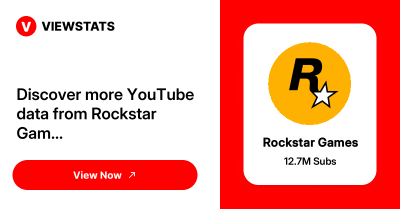 Rockstar Games - Viewstats