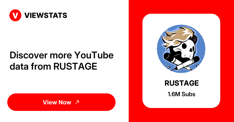 RUSTAGE - Viewstats