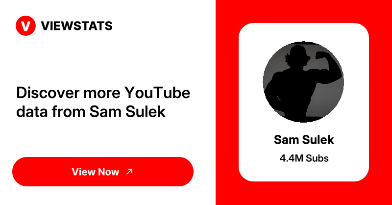 Sam Sulek - Viewstats