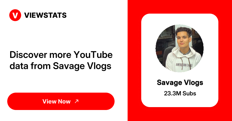 Savage Vlogs - Viewstats